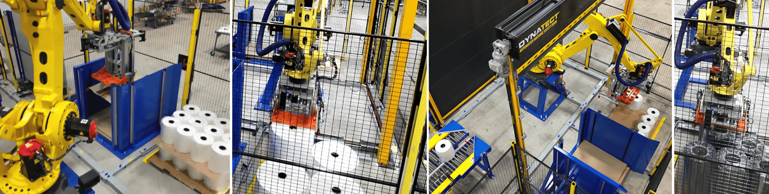 A Palletizing Machine-Dual M-Stack - Motion Controls Robotics - Certified FANUC System Integrator